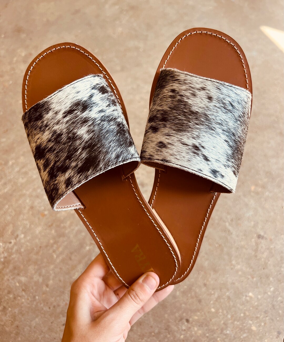 Kemma Cowhide Sandals - Etsy