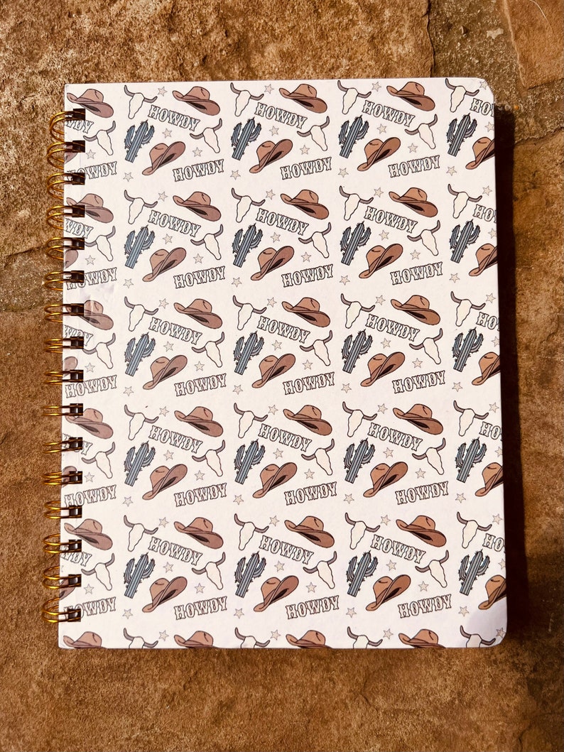 Punchy Western Notebook - Etsy