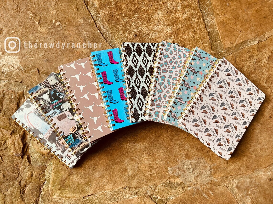 Punchy Western Notebook - Etsy