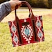 Red Wrangler Canvas Tote Purse - Etsy