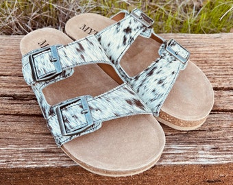 Kemma Cowhide Sandals - Etsy