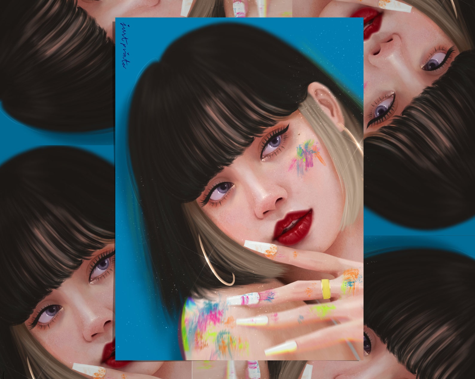 BLACKPINK Fanart Lisa Pretty Savage Art Print | Etsy