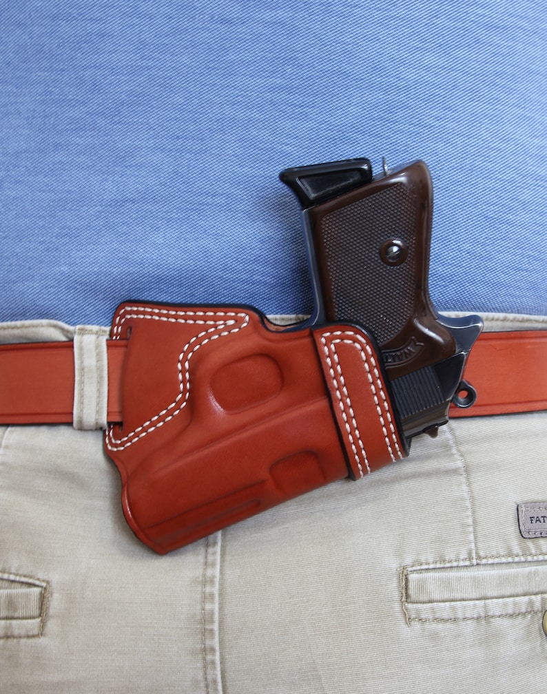 Walther PP, PPK Premium Leather Holster, Handmade Small of Back SOB ...