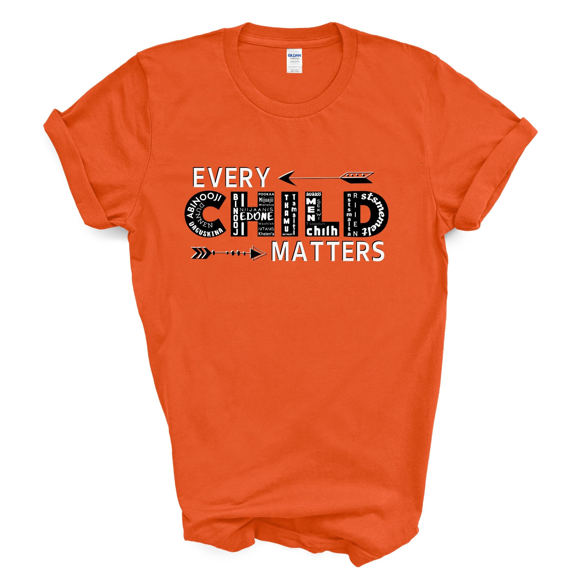 Every Child Matters Shirt | Orange Shirt Day | Indigenous Languages ...