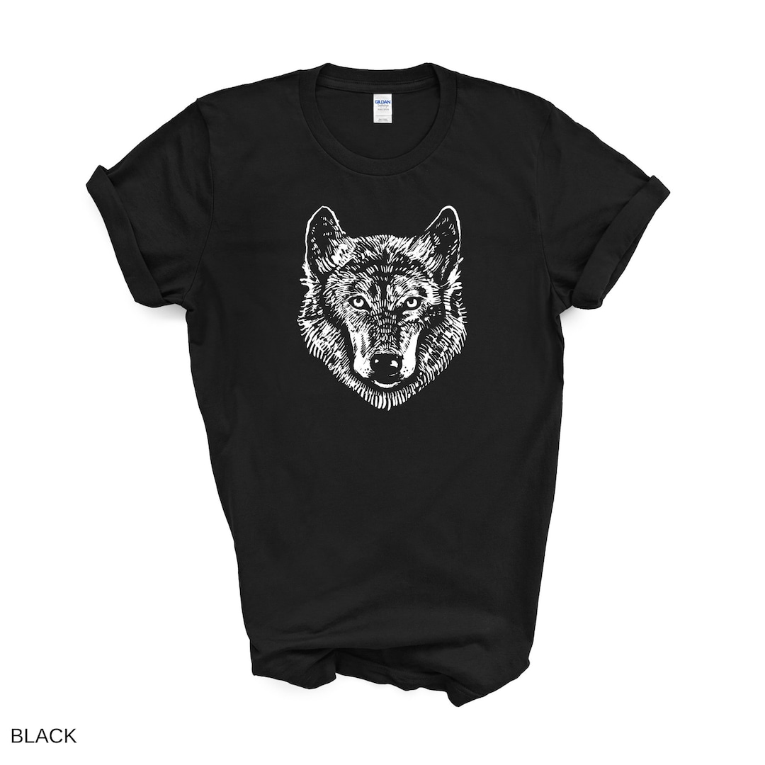 Camisa de lobo / Camiseta simbólica de animales / lobos Amante de los ...