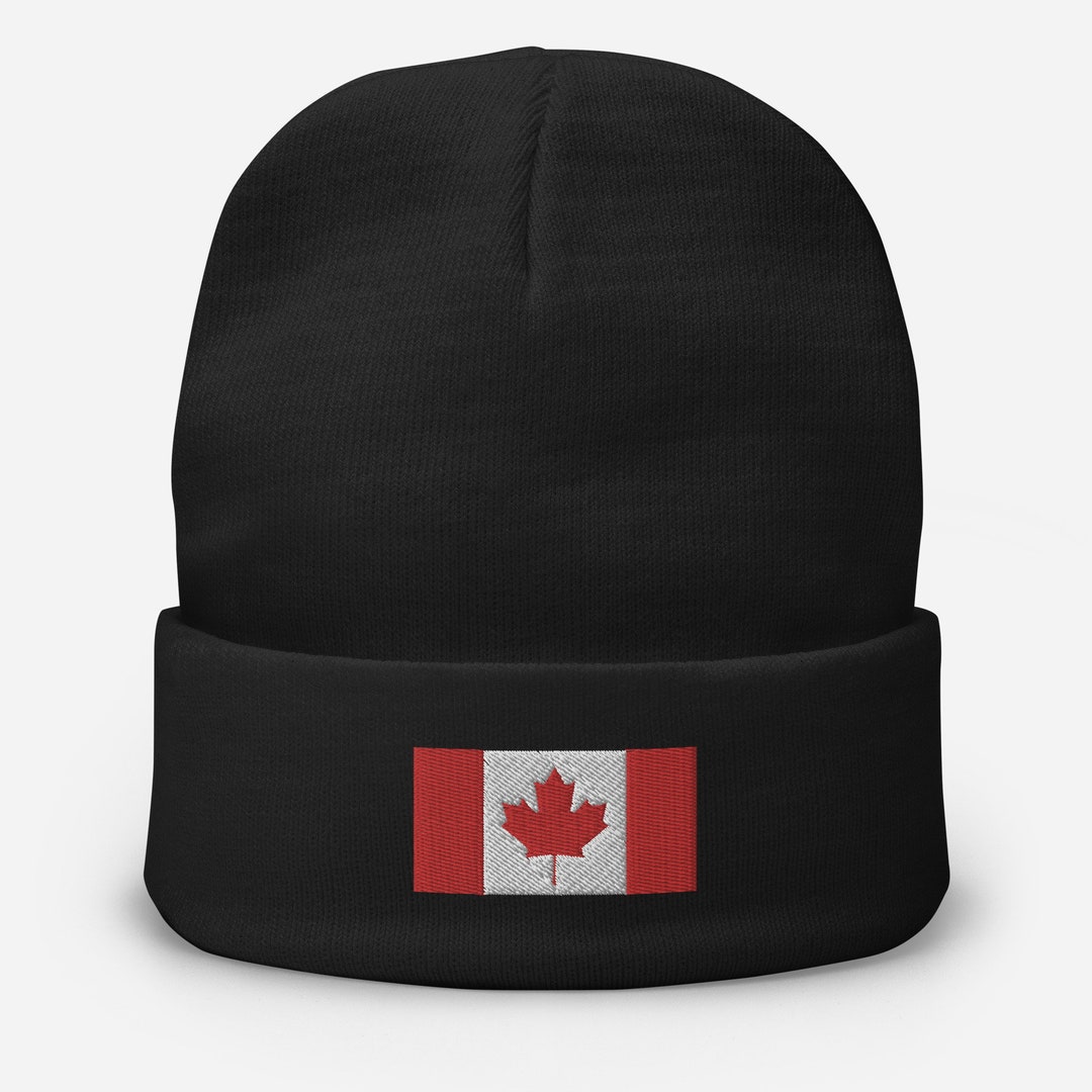 Canada Toque | Canada Beanie | Canada Tuque | Canadian Flag Touque - Etsy