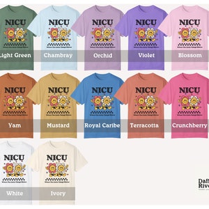 NICU Nurse Shirt in Comfort Colors, Neonatal ICU Squad Tshirt, Neotalal ...