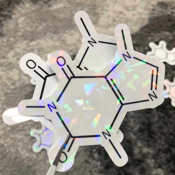 Caffeine Molecule - Etsy