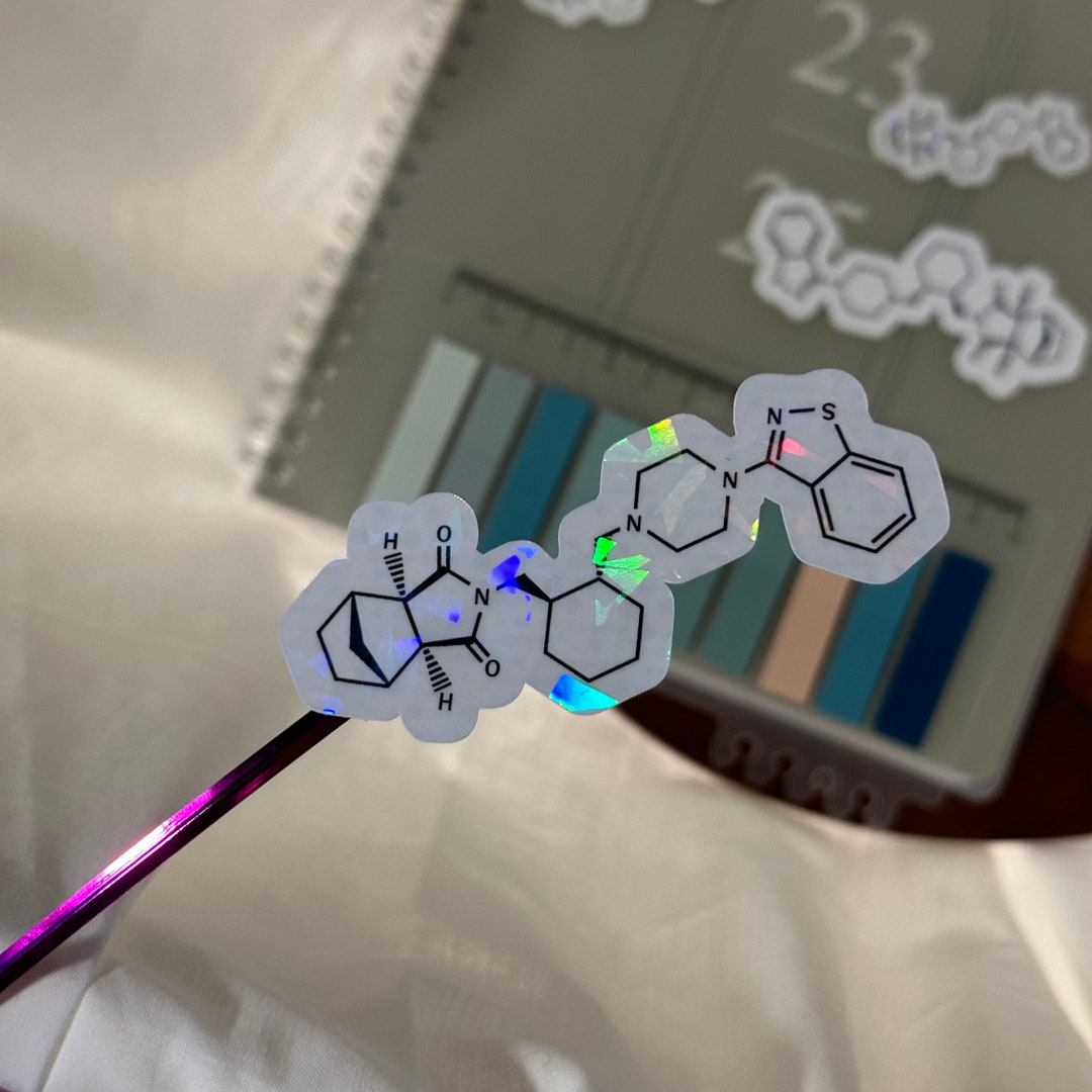 Latuda lurasidone Chemical Structure Sticker Waterproof Decal Laptop ...