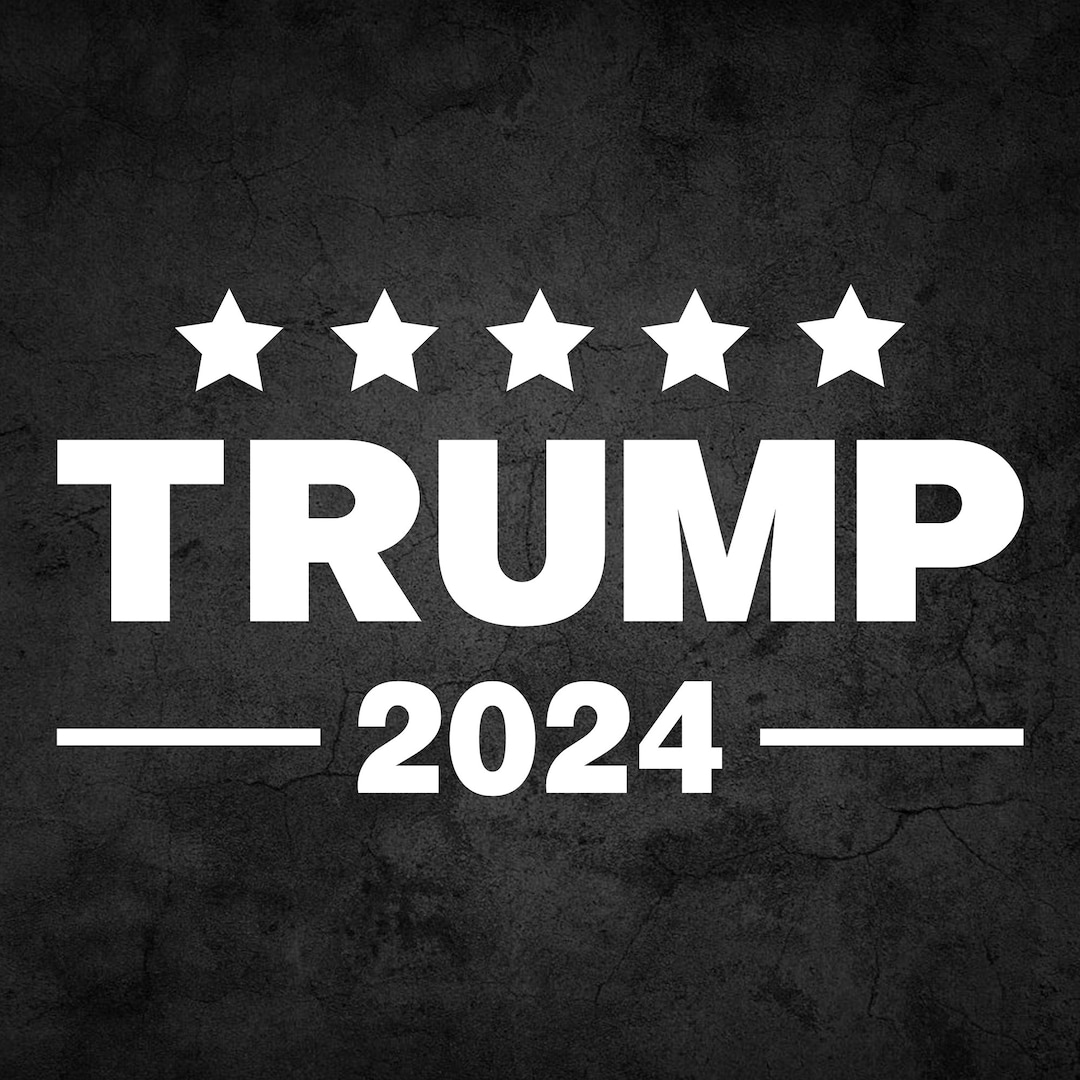 Trump 2024 Vinyl Decal Sticker, Election Stickers, Political Decals ...