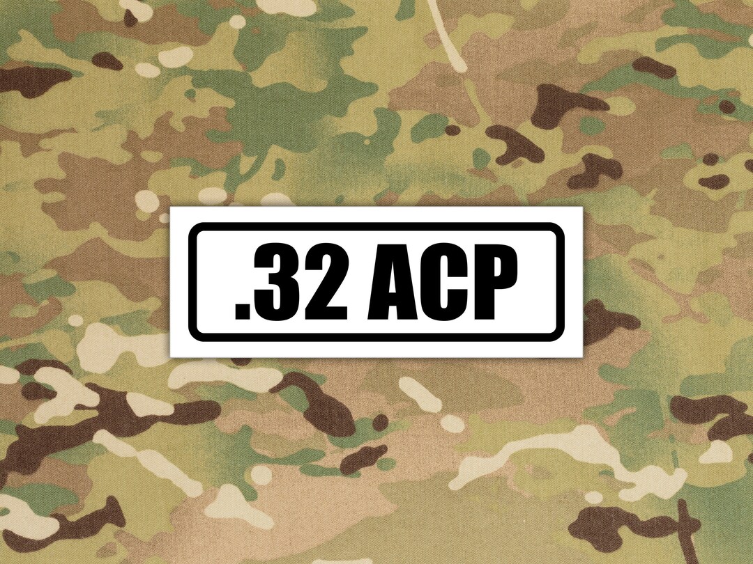 Ammo Storage Label for .32 ACP Vinyl Decal Sticker - Etsy
