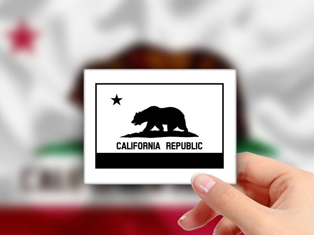 California State Flag Vinyl Decal Sticker, Car Decals, Laptop Stickers ...