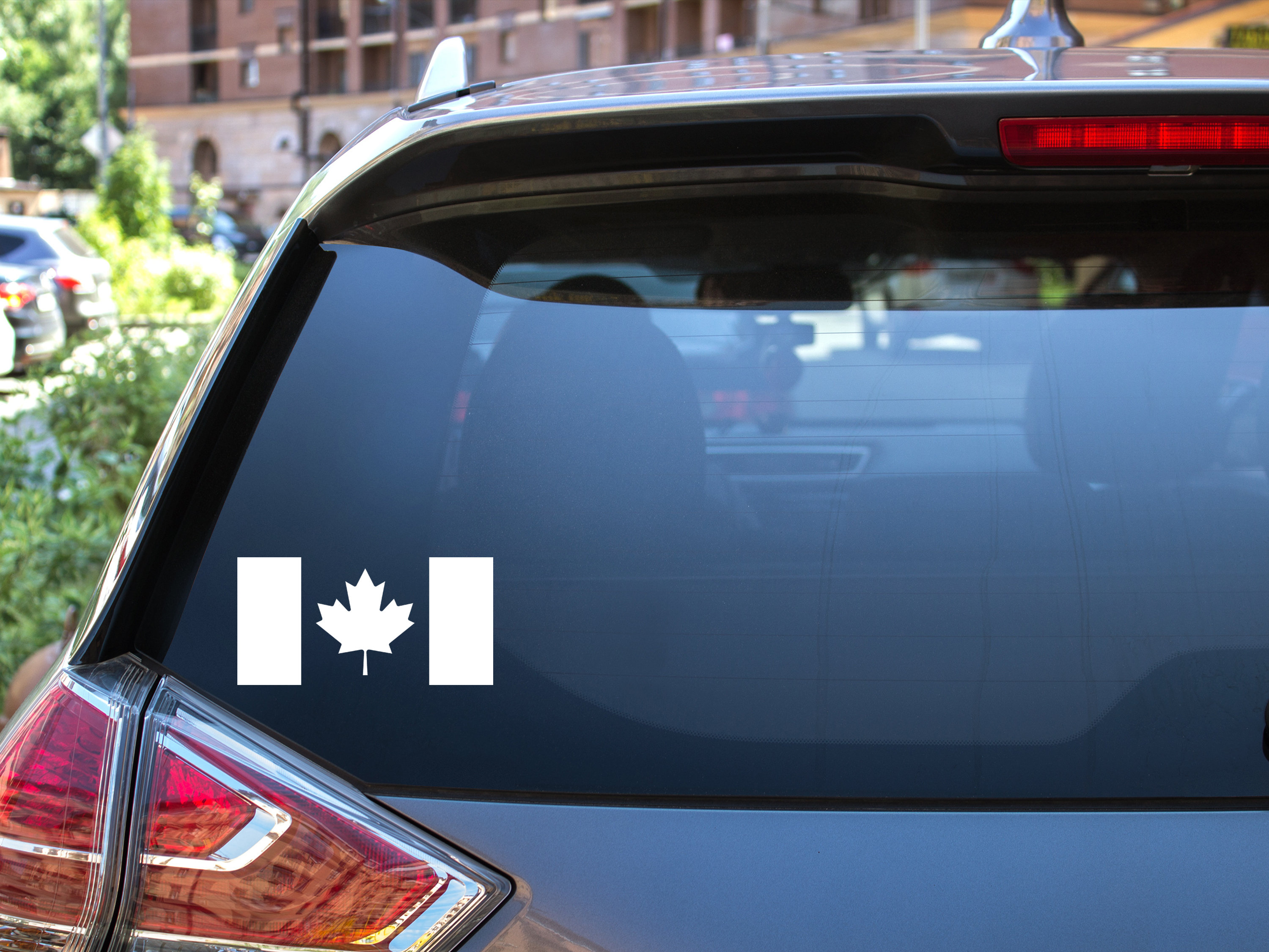 Canadian Flag Vinyl Decal Sticker Patrotic Decals Bumper - Etsy