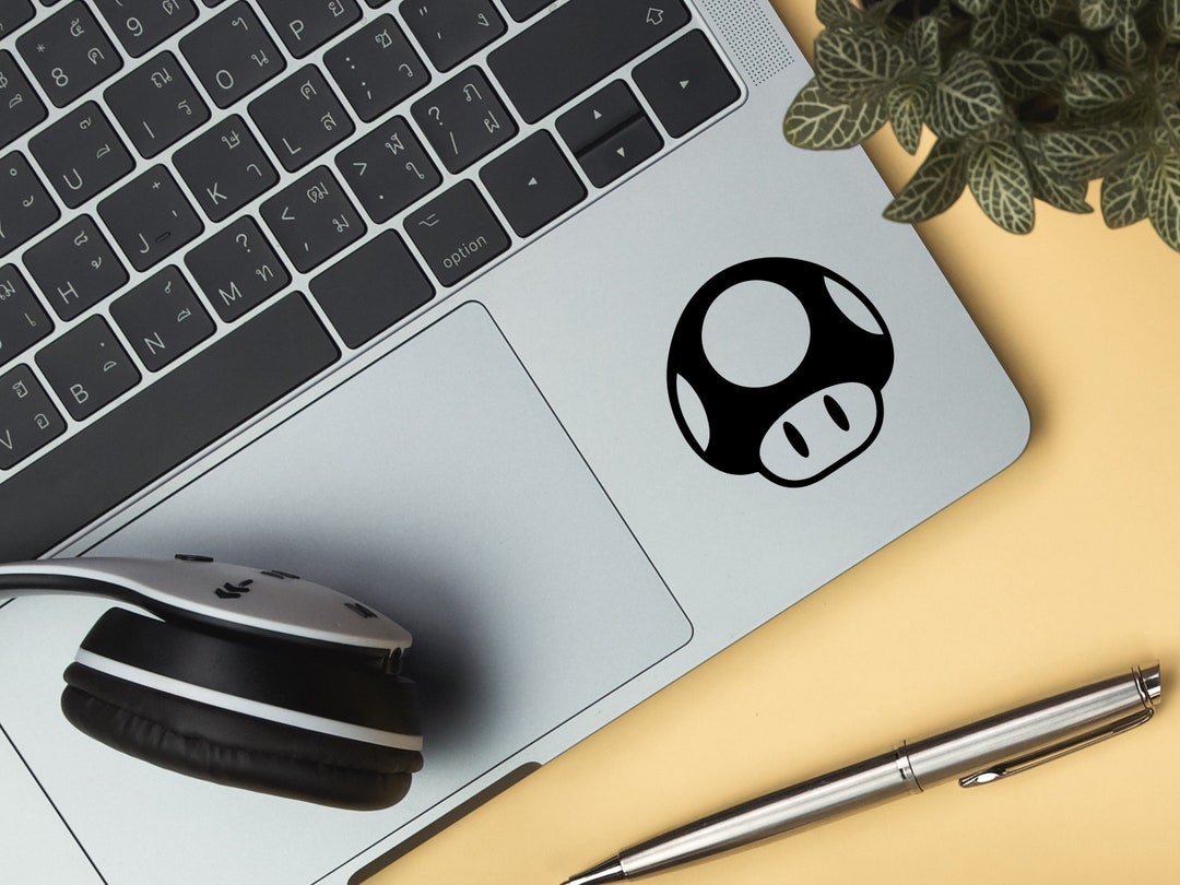 Mario Bros Mushroom Vinyl Decal Sticker, Mario Brothers, 1 up Super ...