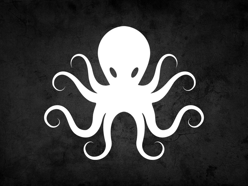 Octopus Vinyl Decal Sticker Gifts for Her Water Bottle - Etsy