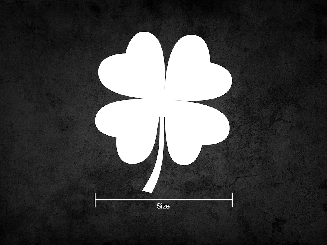 Four Leaf Clover Vinyl Decal Sticker St. Patrick's Day - Etsy