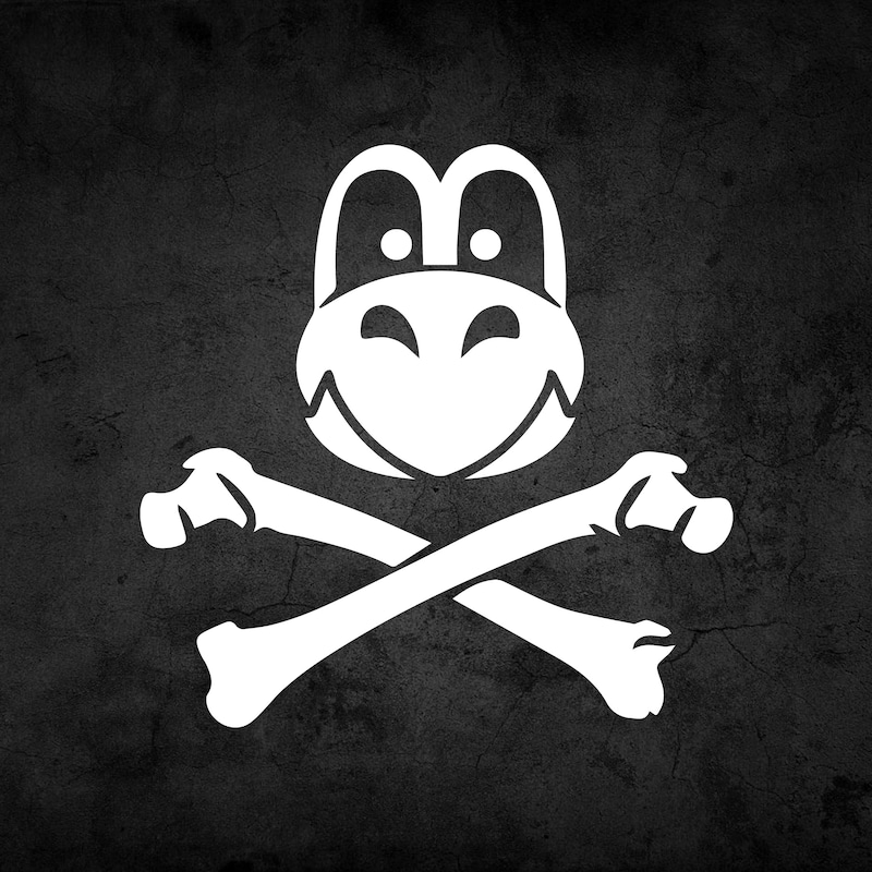 Mario Dry Bones Sticker - Etsy