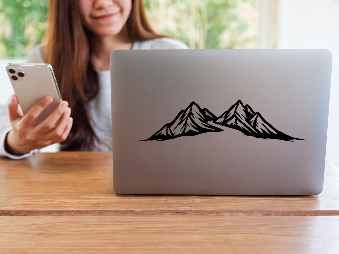 Mountain Range Vinyl Decal Sticker for Hikers Campers and - Etsy