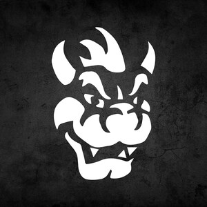 Bowser Mario Bros Vinyl Decal Sticker, Mario Brothers, Car Decals ...