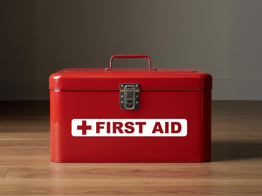 First Aid Vinyl Decal Sticker, for Small Business or Home Use, First ...