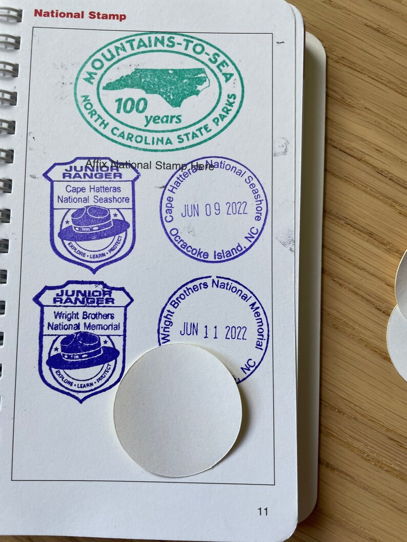 Stamp/cancellation Sticker (cover Up) - Compatible With National Park ...