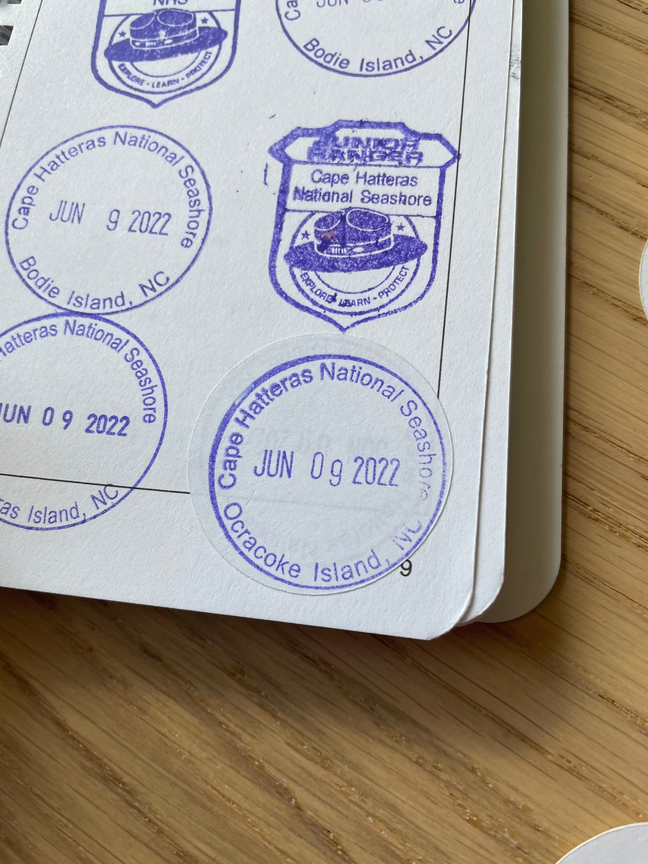 Stamp/cancellation Sticker (cover Up) - Compatible With National Park ...