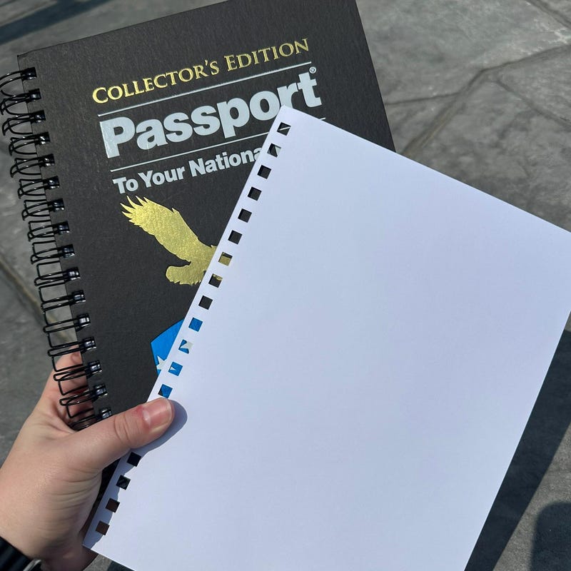 Custom National Park Book - Etsy