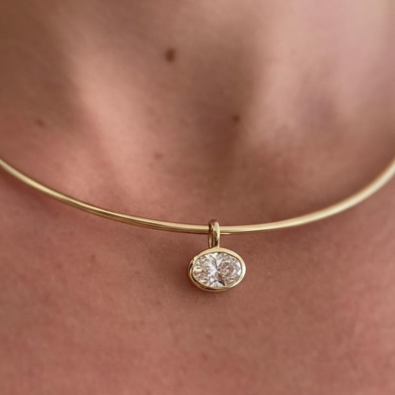 Gold East West Pendant - Etsy UK