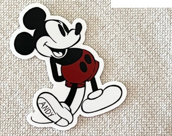 Mickey Mouse Vinyl Stickers - Etsy