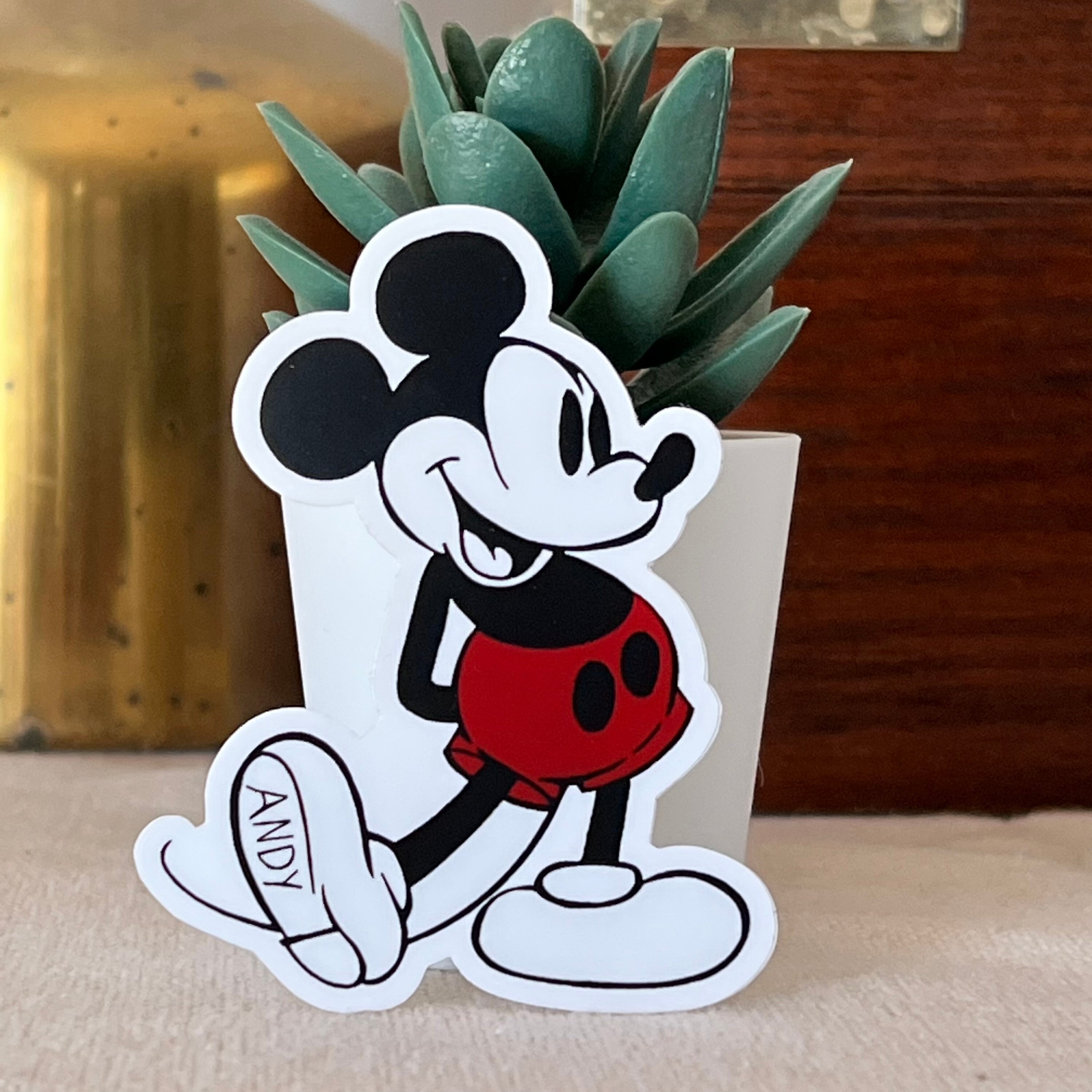 Mickey Mouse Sticker Vintage Mickey Mouse Toy Story Sticker Disney ...