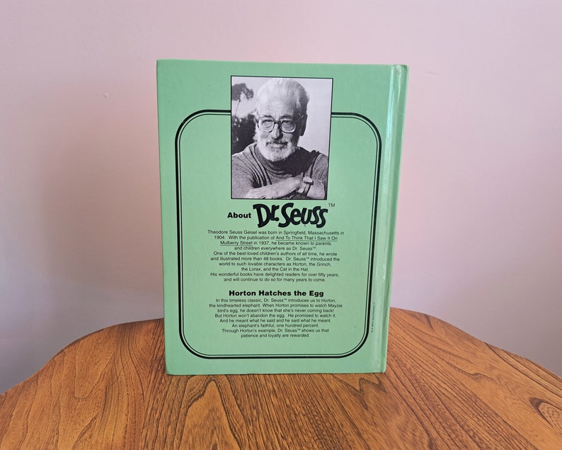 Dr. Seuss Horton Hatches the Egg Hardcover Book - Etsy