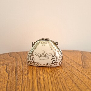 Vintage Princess Diana Althorp Porcelain Miniature Trinket Purse Pill ...