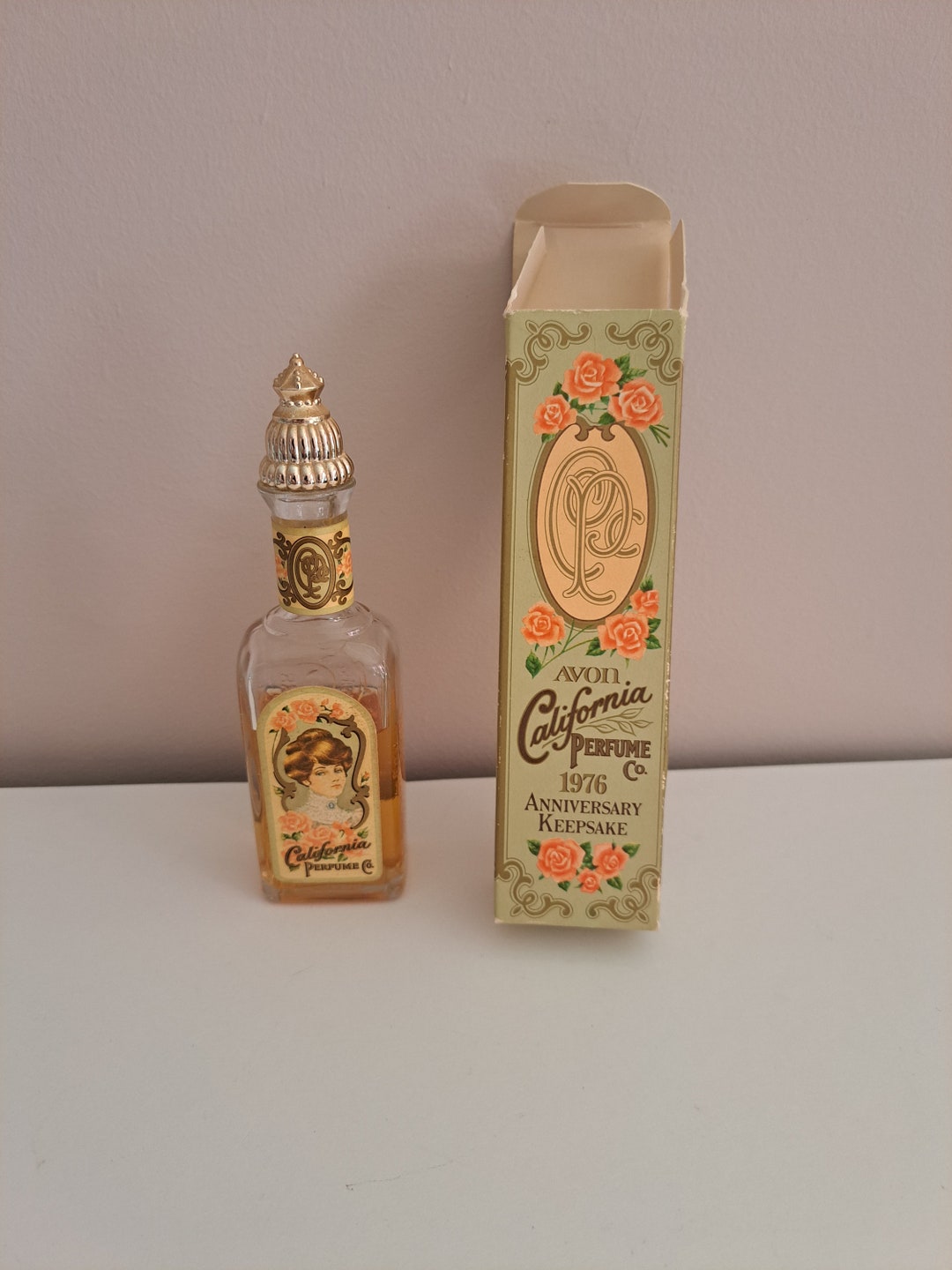 Avon California Perfume 1976 Keepsake Sweet Honesty 1/2 Full With Box ...