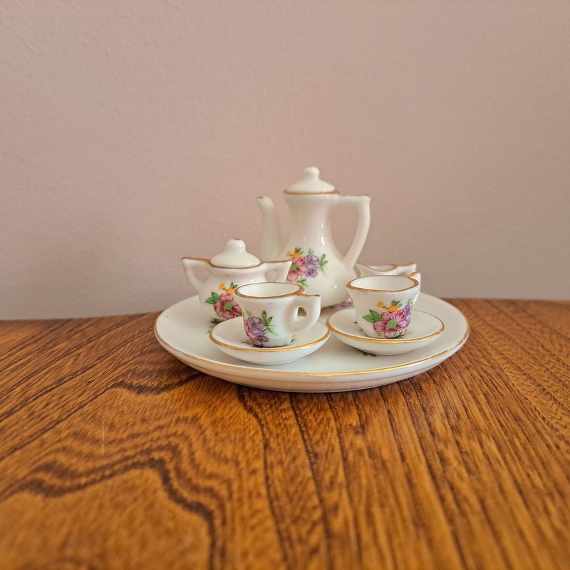 Miniature Tea Set - Etsy