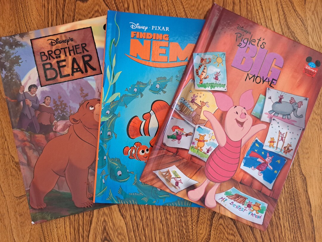 Vintage Disney Books 2003 Brother Bear, Finding Nemo, Piglet's Big ...