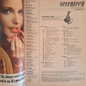 1970 Seventeen Magazine September Issue - Etsy