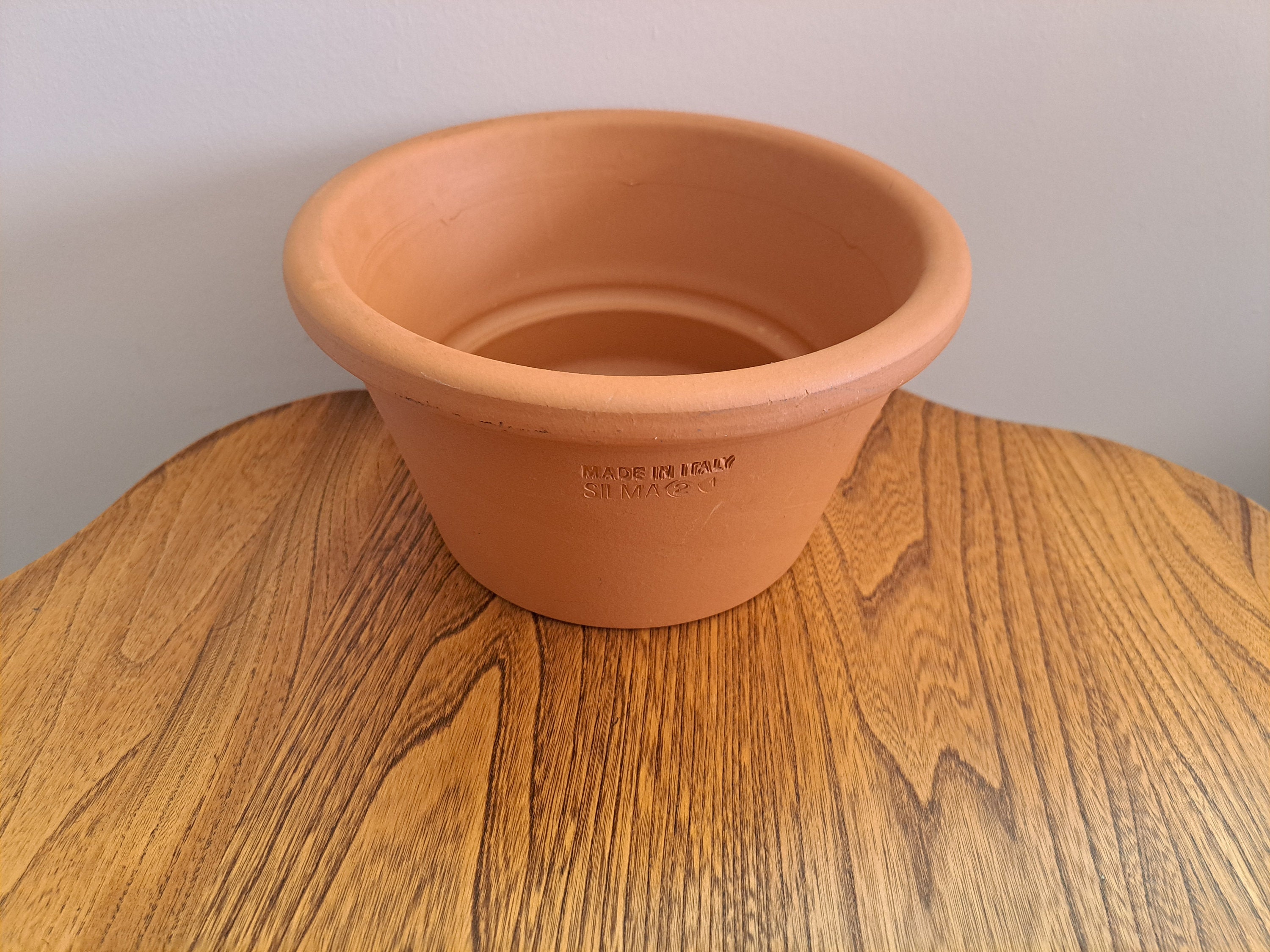 Vintage Italian Silma Terracotta Planter Pot Italy - Etsy