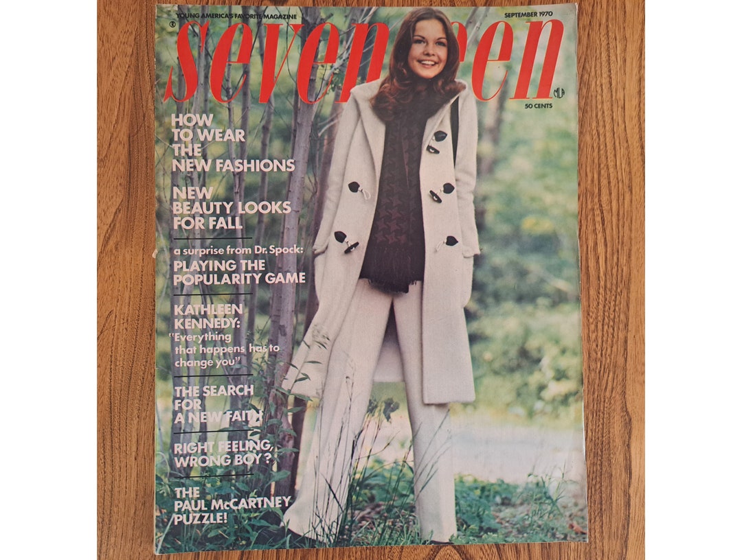 1970 Seventeen Magazine September Issue - Etsy