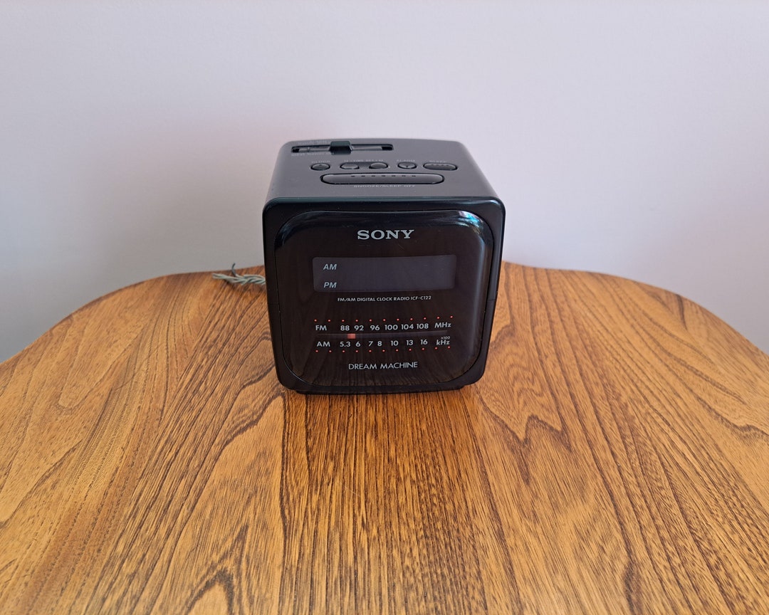 Vintage Sony ICF-C122 Cube AM/FM Alarm Clock - Etsy