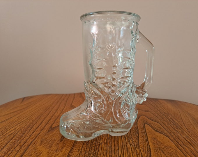 Vintage Libbey Canada Cowboy Boot Beer Glass - Etsy