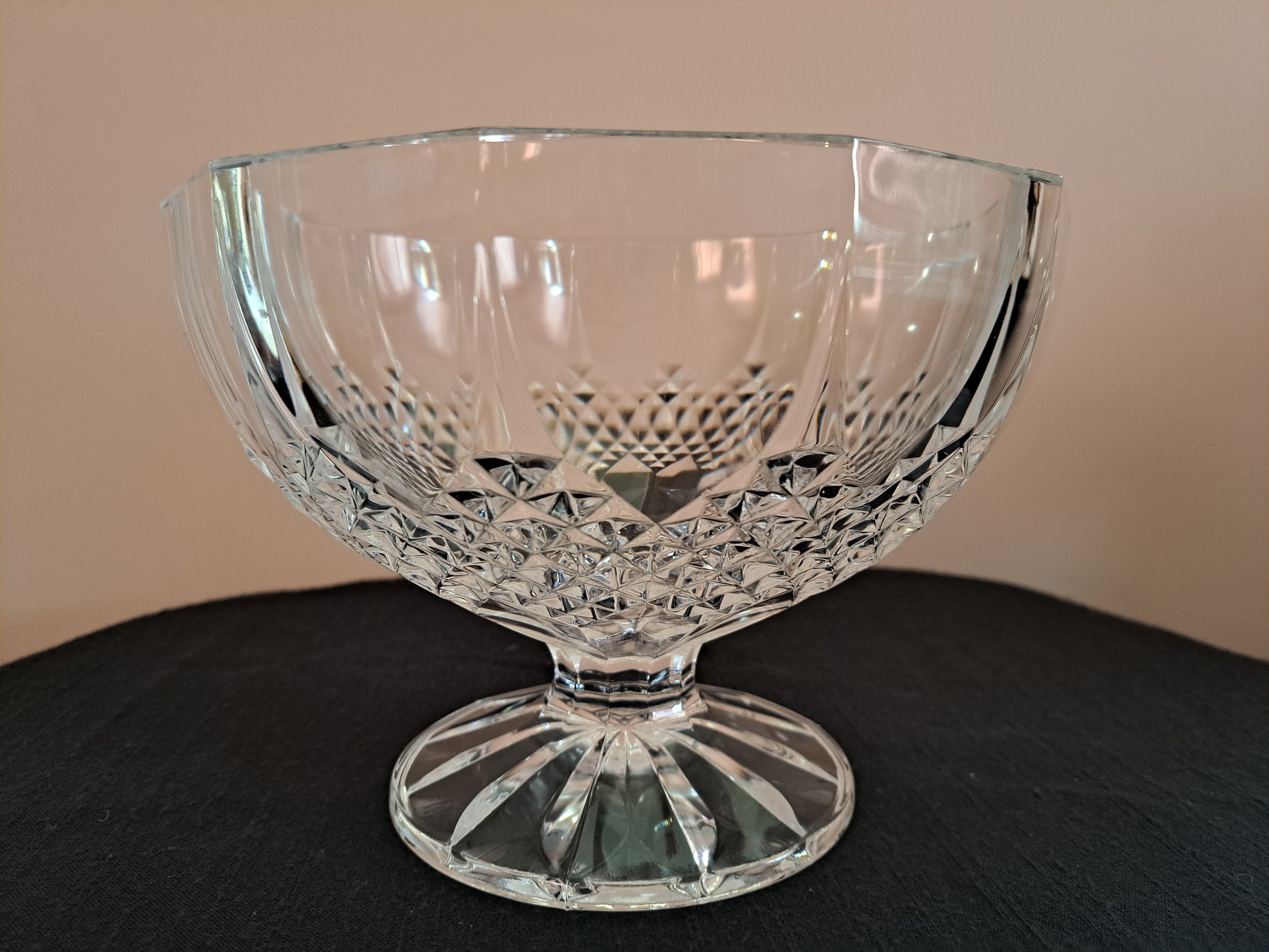Cristal D'arques-durand France Longchamp Vintage Lead Crystal 8 Bowl - Etsy