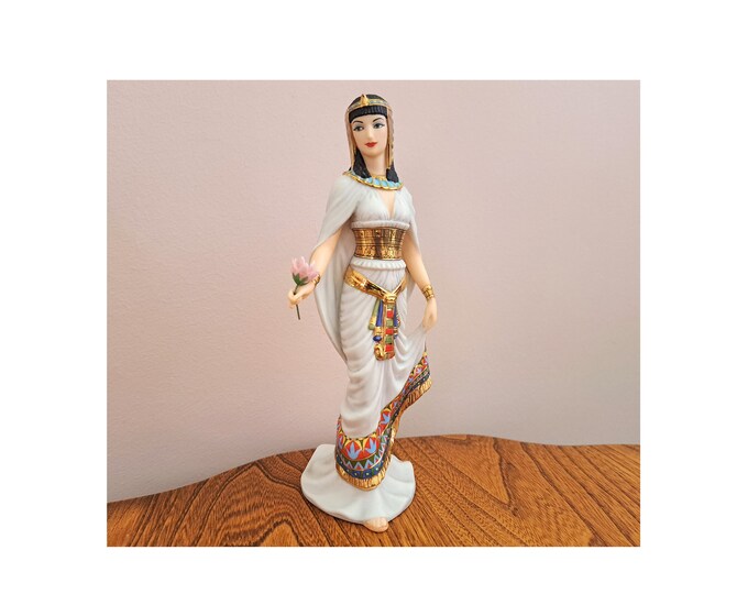 Noble Collection Cleopatra Porcelain Figurine Queen of the Nile - Etsy