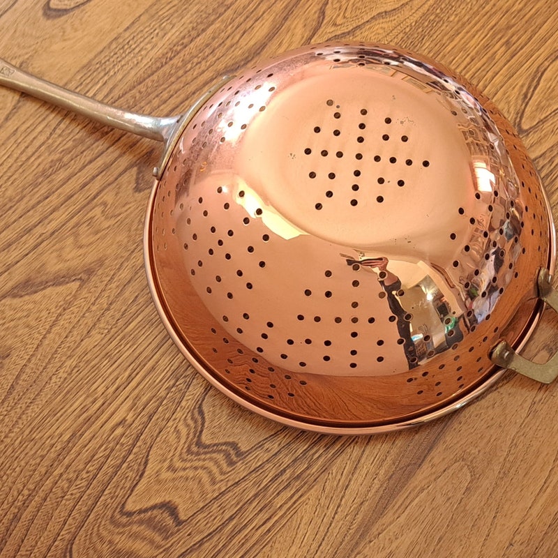 Copper Colander - Etsy