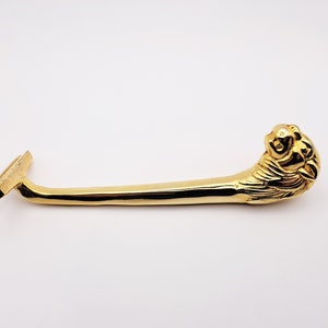 Vintage Brass Lion Head Shaver Razor - Etsy