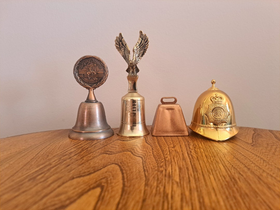 Collectible Cow Bells Vintage Metal Lot of 4 - Etsy