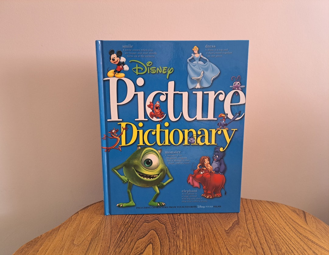 Disney Picture Dictionary 2003 First Edition Hardcover Book - Etsy