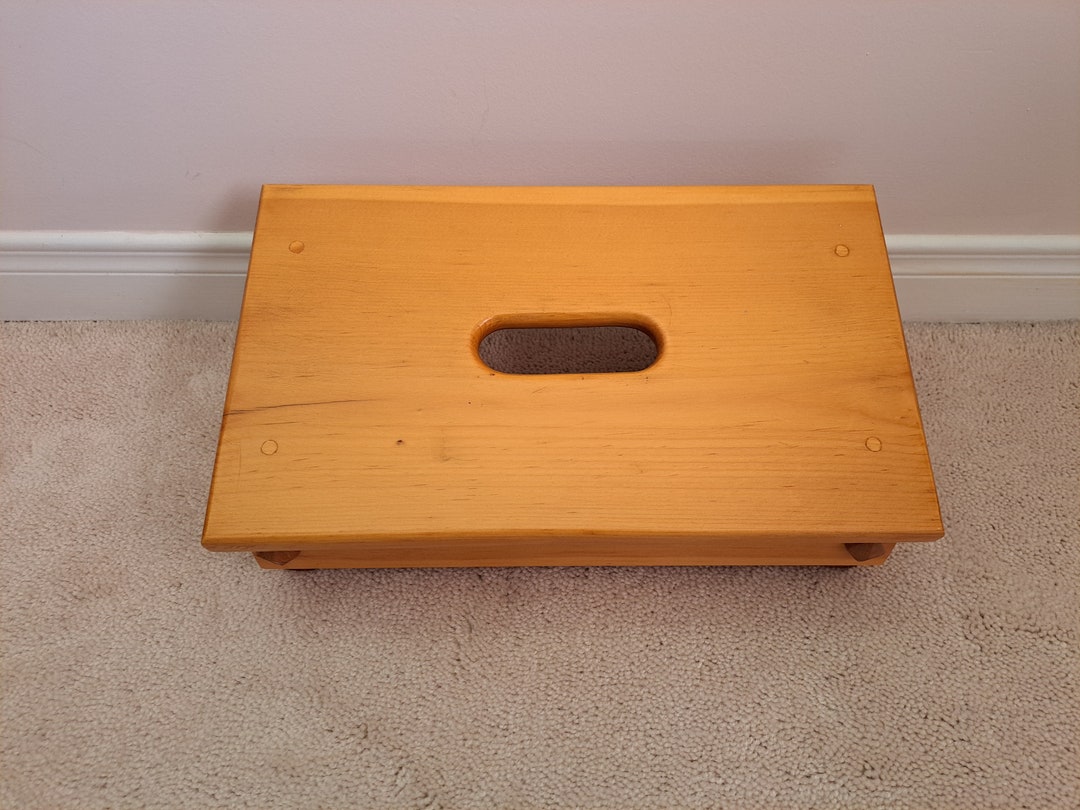 Vintage Wood Foot Rest for Under Desk - Etsy
