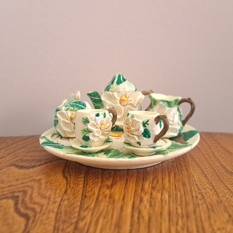 Miniature Tea Set - Etsy