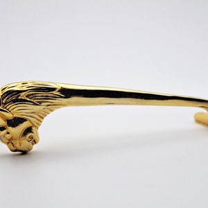 Vintage Brass Lion Head Shaver Razor - Etsy