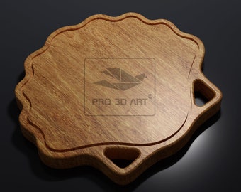 Cutting Board CNC Files for Wood svg, Dxf, Pdf, Eps, Ai, Stl - Etsy